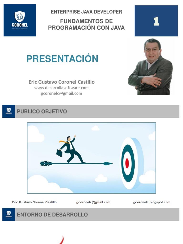 Fundamentos de Programación Con Java - Presentacion | PDF