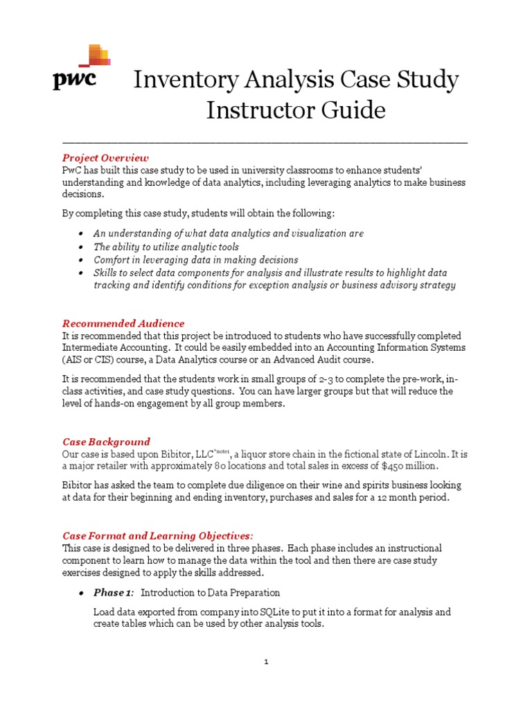 Data Science Case Study Instructor Guide | PDF | Analytics | Case Study