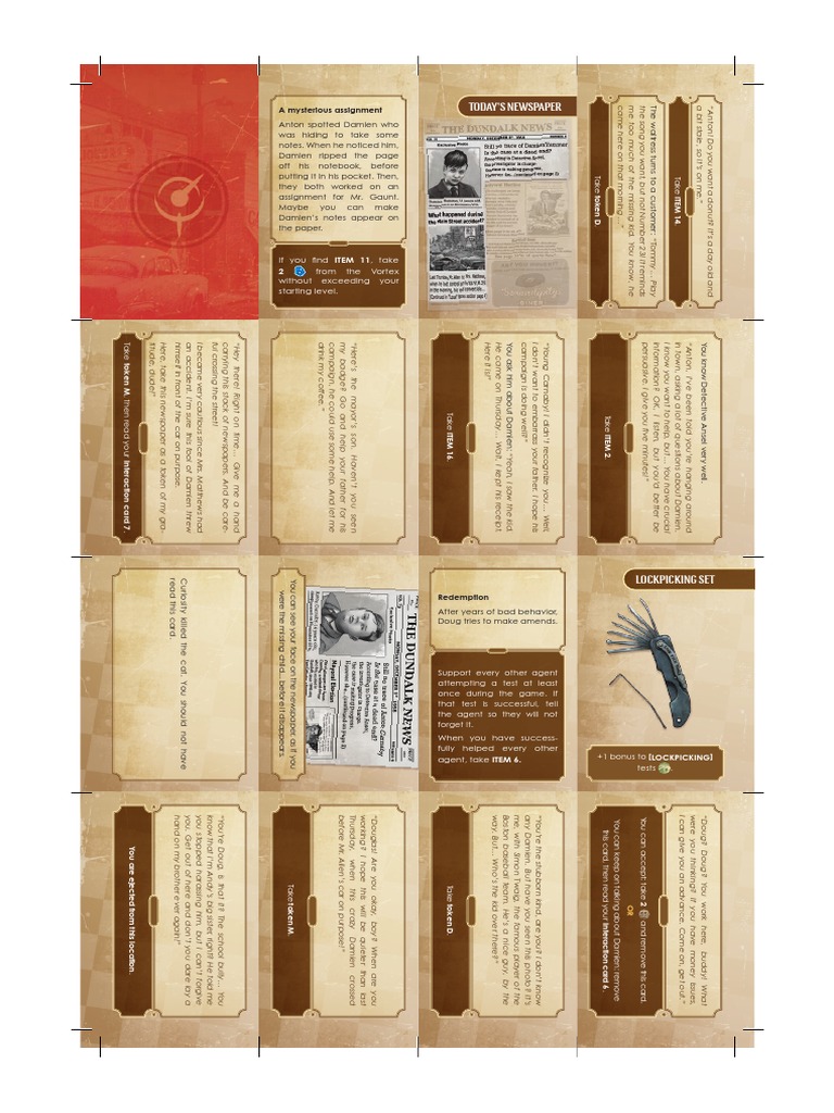 Mysterious Assignment with Anton and Damien | PDF