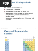 Solving and Writing Ionic Formulas | PDF | Ion | Chloride