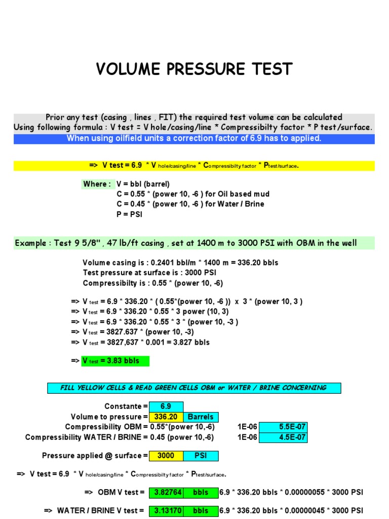 Conversion Factors & Pressure Test & Casing and DP | PDF | Barrel (Unit ...