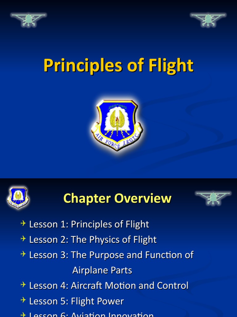 1st Semester Science of Flight Slides | PDF | Flight Control Surfaces ...