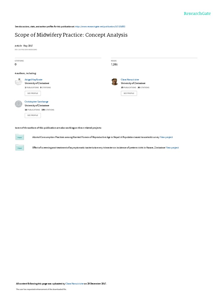 Defining Midwifery Practice Scope | PDF | Midwife | Autonomy