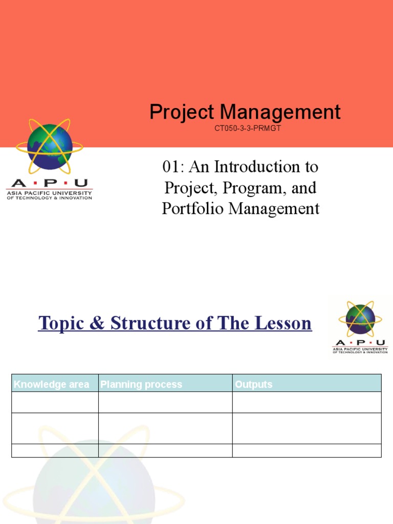 01 Intro Project Program Portfolio Management | PDF | Project ...