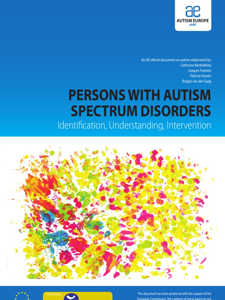 Autism Europe, PERSONS WITH AUTISM SPECTRUM DISORDERS Identification ...
