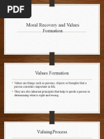 Values Formation | PDF | Self Awareness | Value (Ethics)