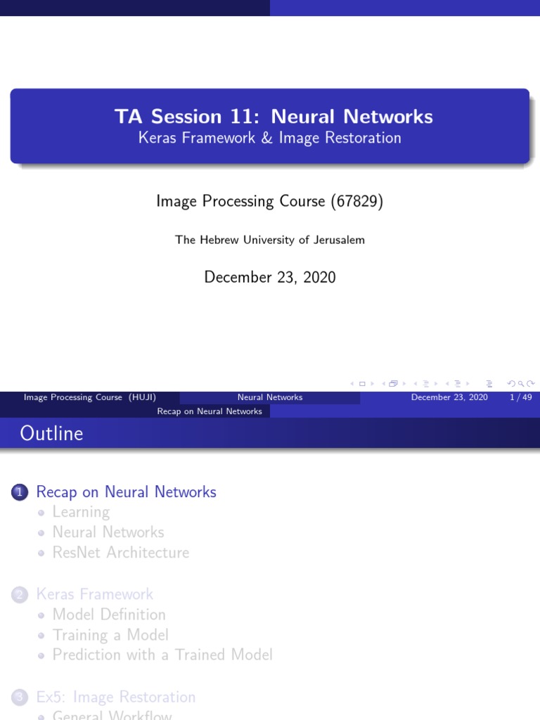 Neural Networks Tirgul W10 Moodle PDF | PDF | Artificial Neural Network | Mathematical Analysis