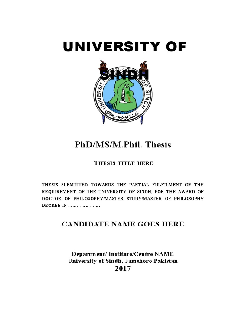 Thesis Template Survey Research by Dr. Saima Kamran Pathan Annex. A SUJ ...