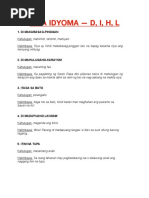 100 Idyomatikong Pahayag at Mga Kahulugan Nito | PDF