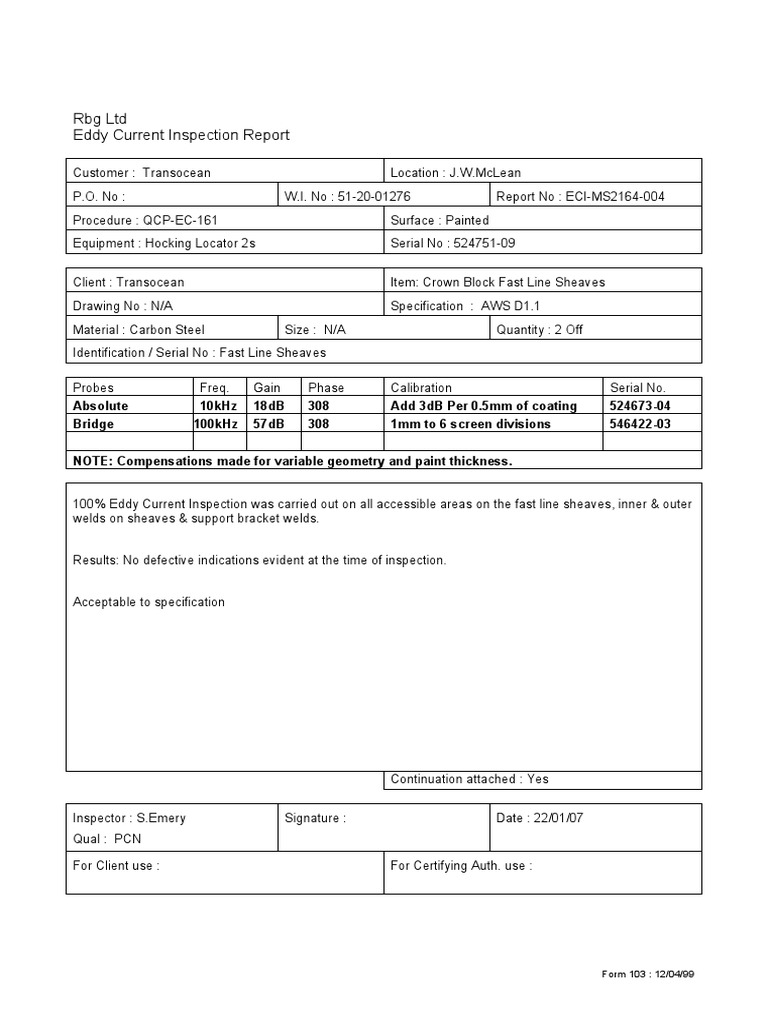 ECI - (Report Example 2) | PDF