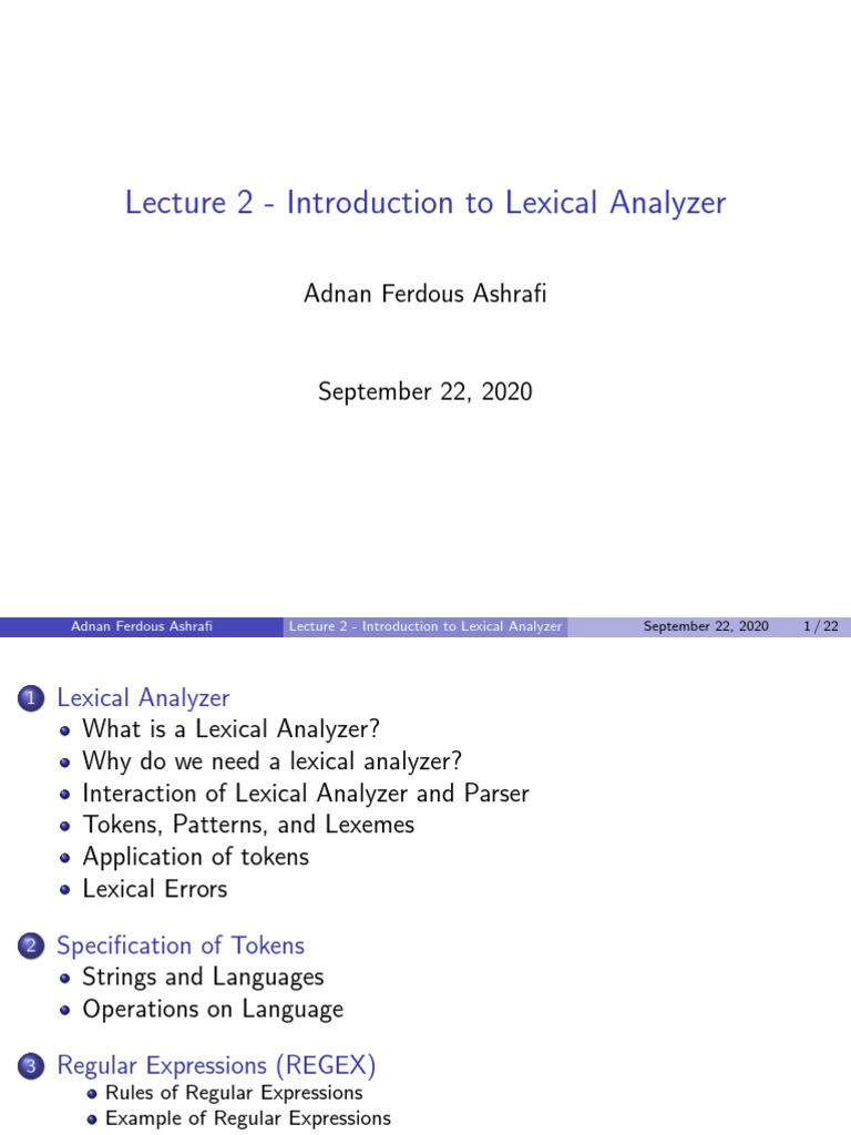 CSI 411 - Compiler - Lecture 2 PDF | PDF | Formalism (Deductive ... CSI 411 - Compiler - Lecture 2 PDF | PDF | Formalism (Deductive ...