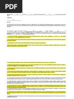 Standard Sublet Agreement | PDF | Lease | Property