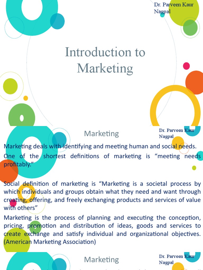 Intro To Marketing | PDF | Marketing | Demand