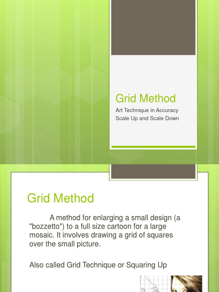 Grid Method: Art Technique in Accuracy Scale Up and Scale Down | PDF ...