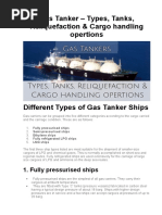 Liquefied Gas Tanker Operations - Advanced Training Program | PDF | Enthalpy | Pump