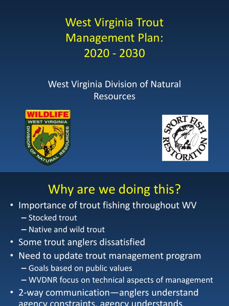 WV Trout Stocking Management Plan 2020-2030 | PDF | Rainbow Trout | Trout