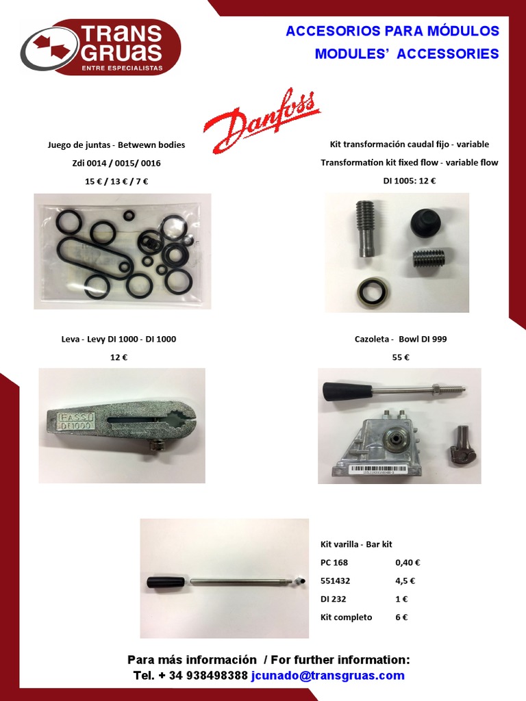 Modulos Danfoss Despiece | PDF