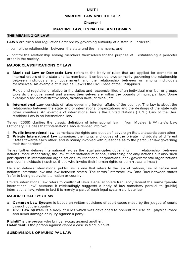 Marlaw Final Output | PDF | Admiralty Law | International Law