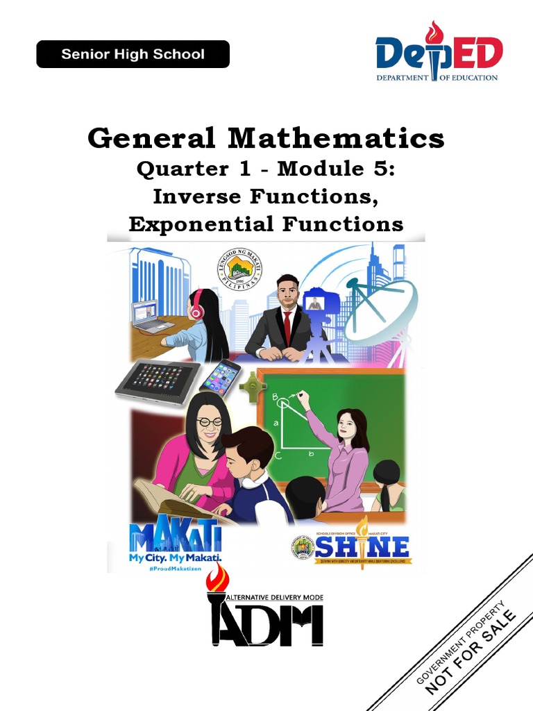 GenMath - q1 - Module5 - For Upload PDF | PDF | Function (Mathematics) | Radioactive Decay