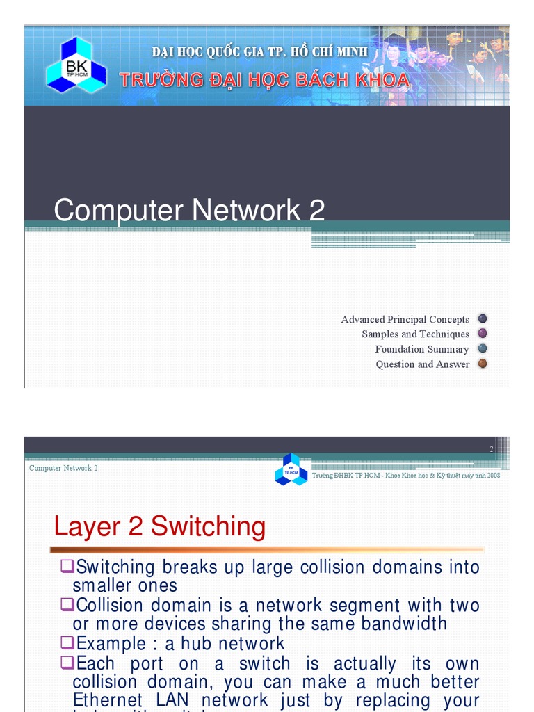 Computer Network 2: Advanced Principal Concepts Samples and Techniques ...