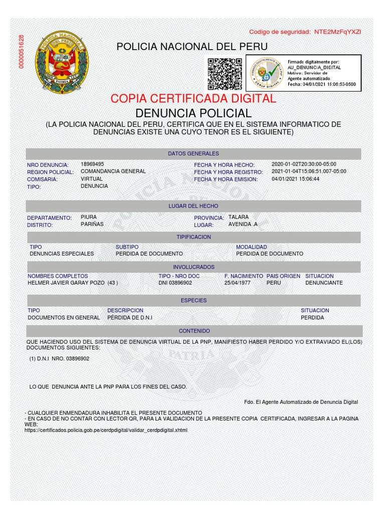 Copia Certificada | PDF
