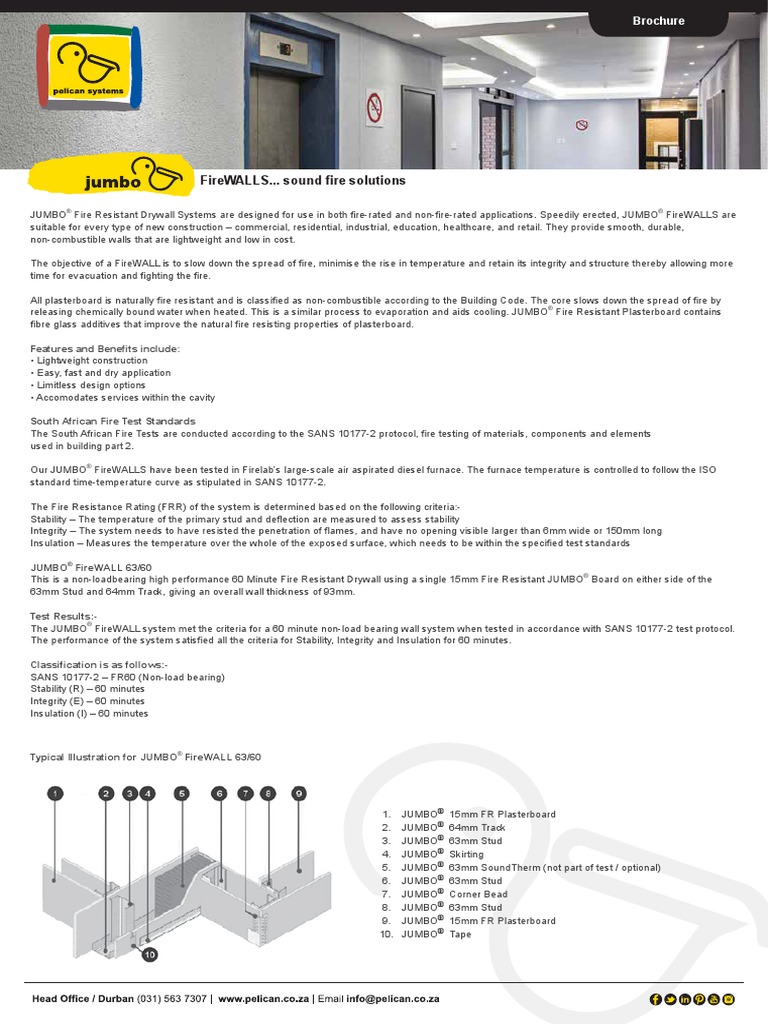 Firewalls... Sound Fire Solutions: Features and Benefits Include | PDF ...