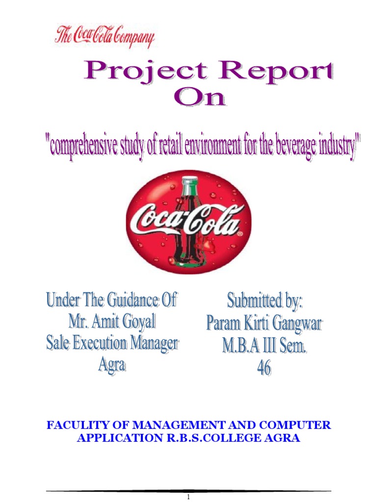 Final Project2 | PDF | Coca Cola | The Coca Cola Company