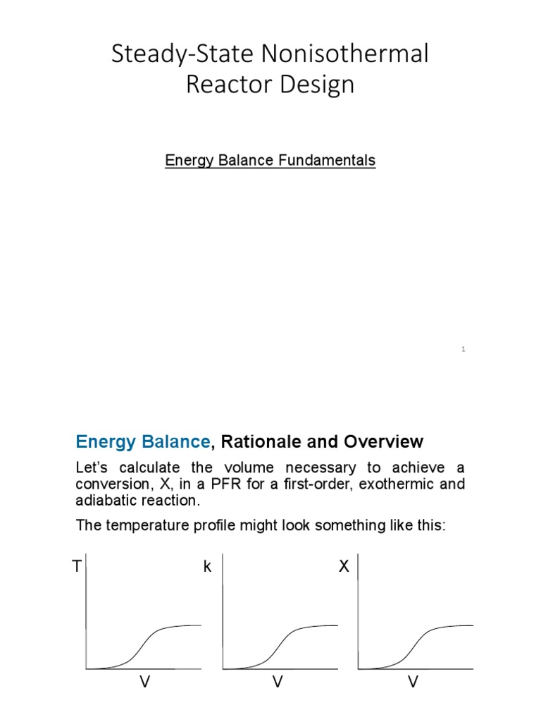 Steady-State Non-Isothermal Reactor Design Complete | PDF | Chemical ...