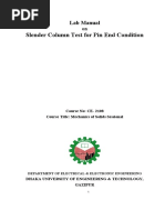 Compression Test Lab Report | PDF | Strength Of Materials | Young's Modulus