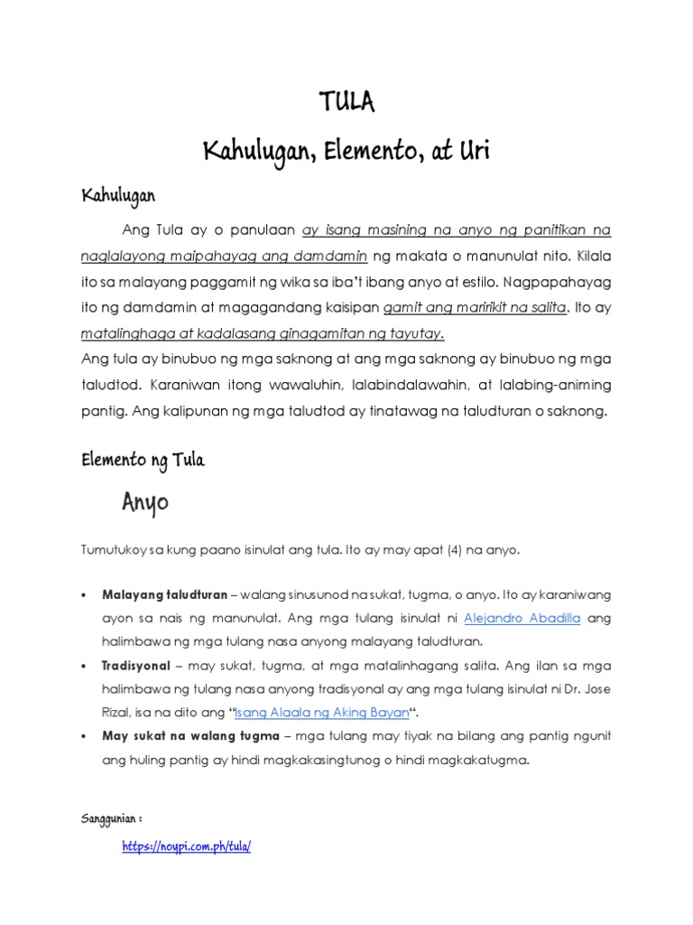 Tula PDF | PDF