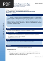 Fil.3 Module 3-4 Pagsulat NG Editoryal at Kulom Editoryal | PDF