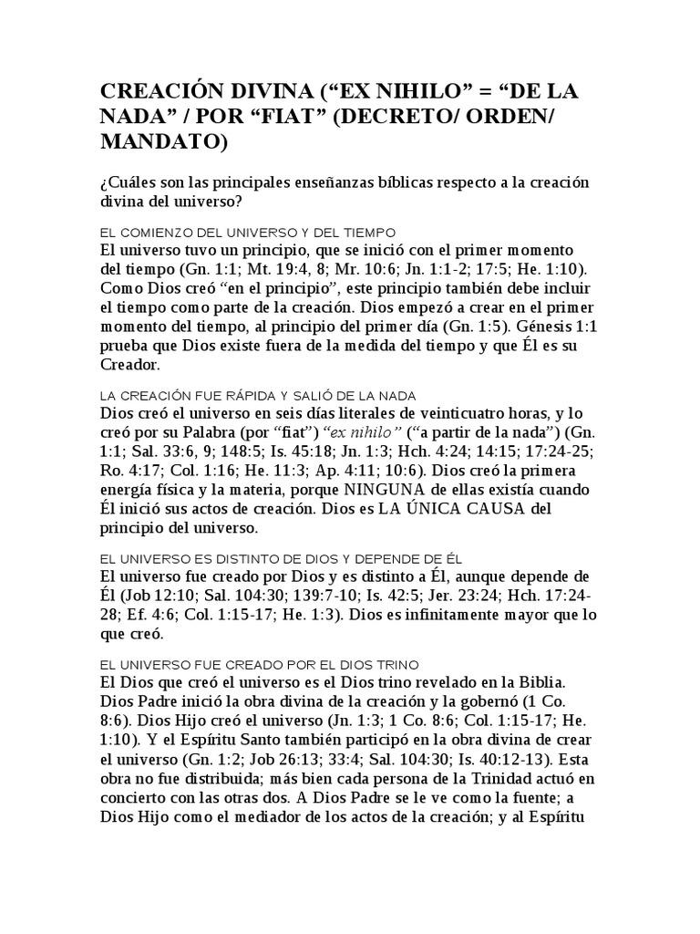 Creación Divina | PDF | Adán y Eva | Adán