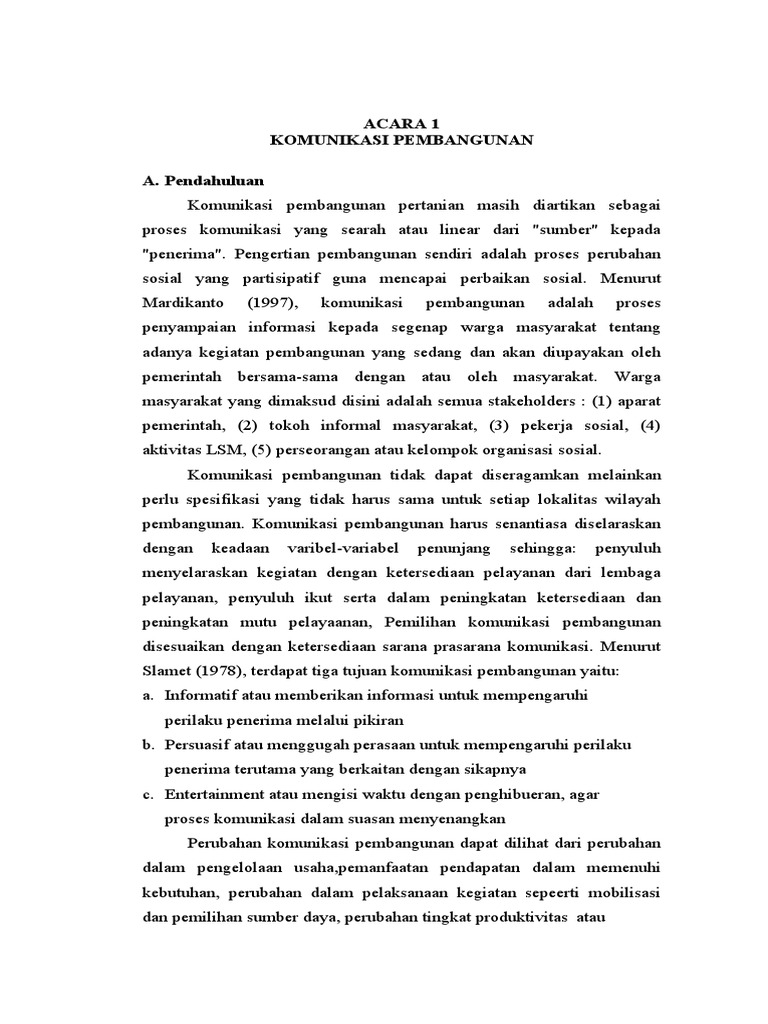 Modul Acara 1-7 | PDF