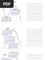 Calendario Michel Zbinden 2025 | PDF