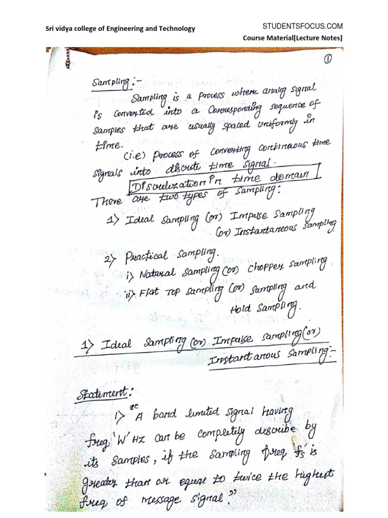 Digital Communication Notes | PDF | Systems Science | Behavior Modification