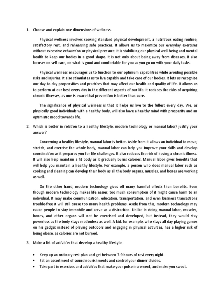 Self-Testing Activities Assignment 3, Module 1 | PDF | Public Health ...