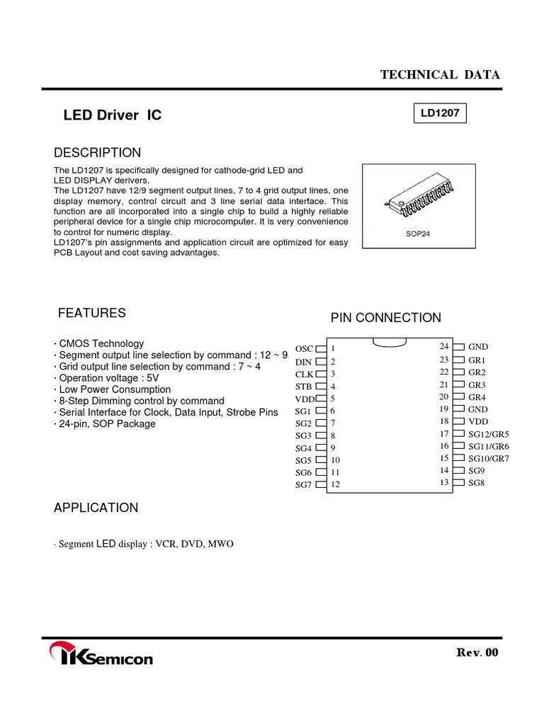 Description: Technical Data | PDF | Input/Output | Cmos