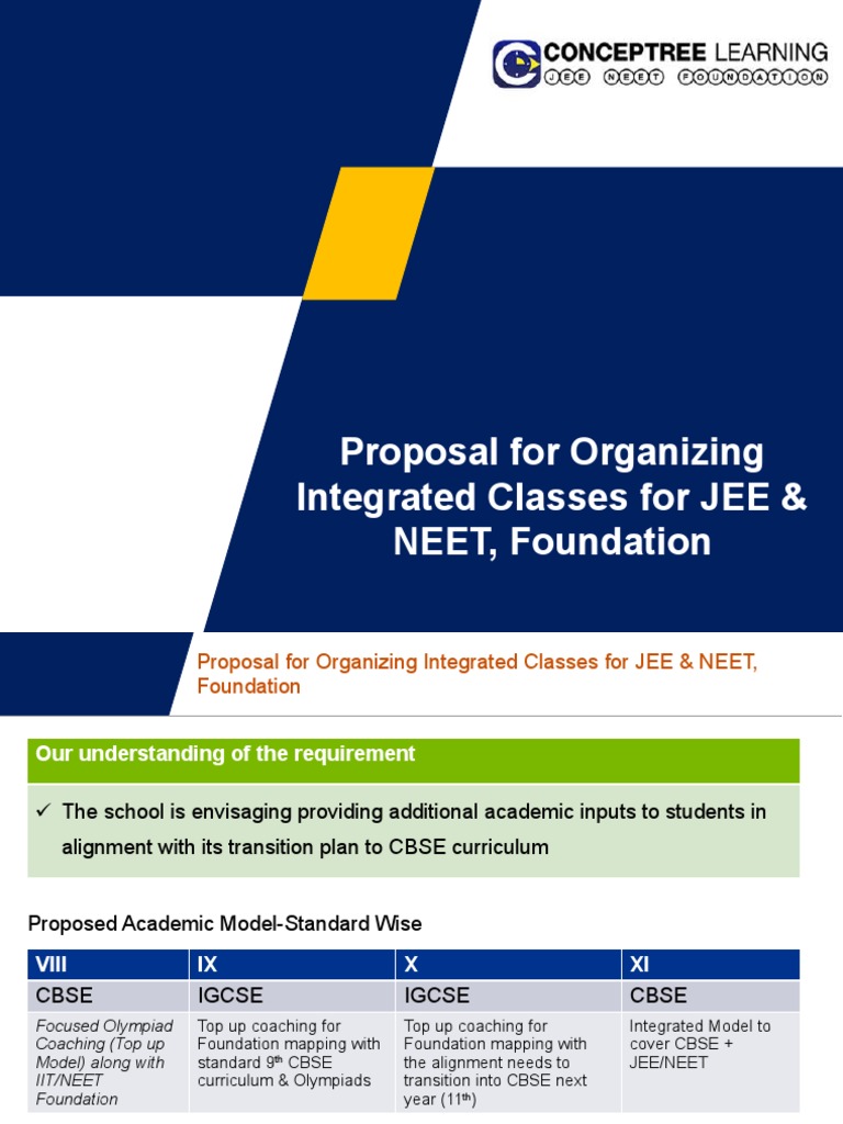 Proposal For School Tie-Up Programs-CONCEPTREE | PDF | Educational ...