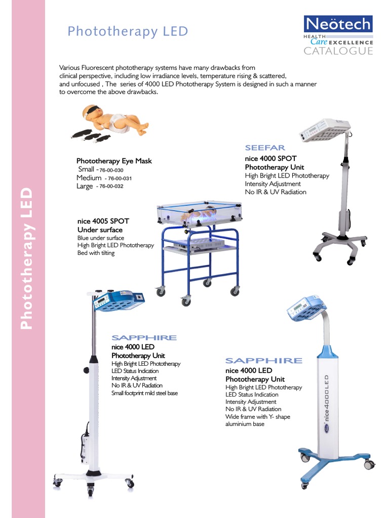 Nice Neotech - Phototherapy 4000 - 12 | PDF | Infrared ...