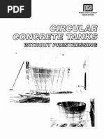 Reinforced Concrete Tank Design | PDF | Bending | Structural Load