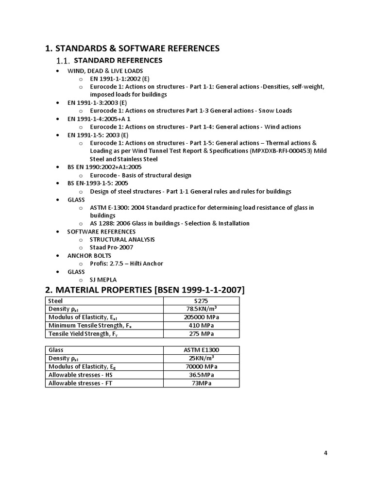 Standards & Software References | PDF | Strength Of Materials | Young's ...