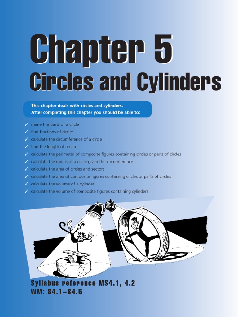 05 Circles and Cylinders PDF | PDF | Circle | Area