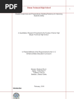 DRRR Brochure For Earthquake (2018-2019) | PDF | Earthquakes | Nature