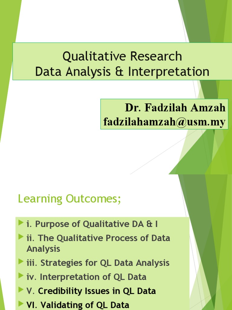 Qualitative Data Analysis Interpretation | PDF | Data | Data Analysis