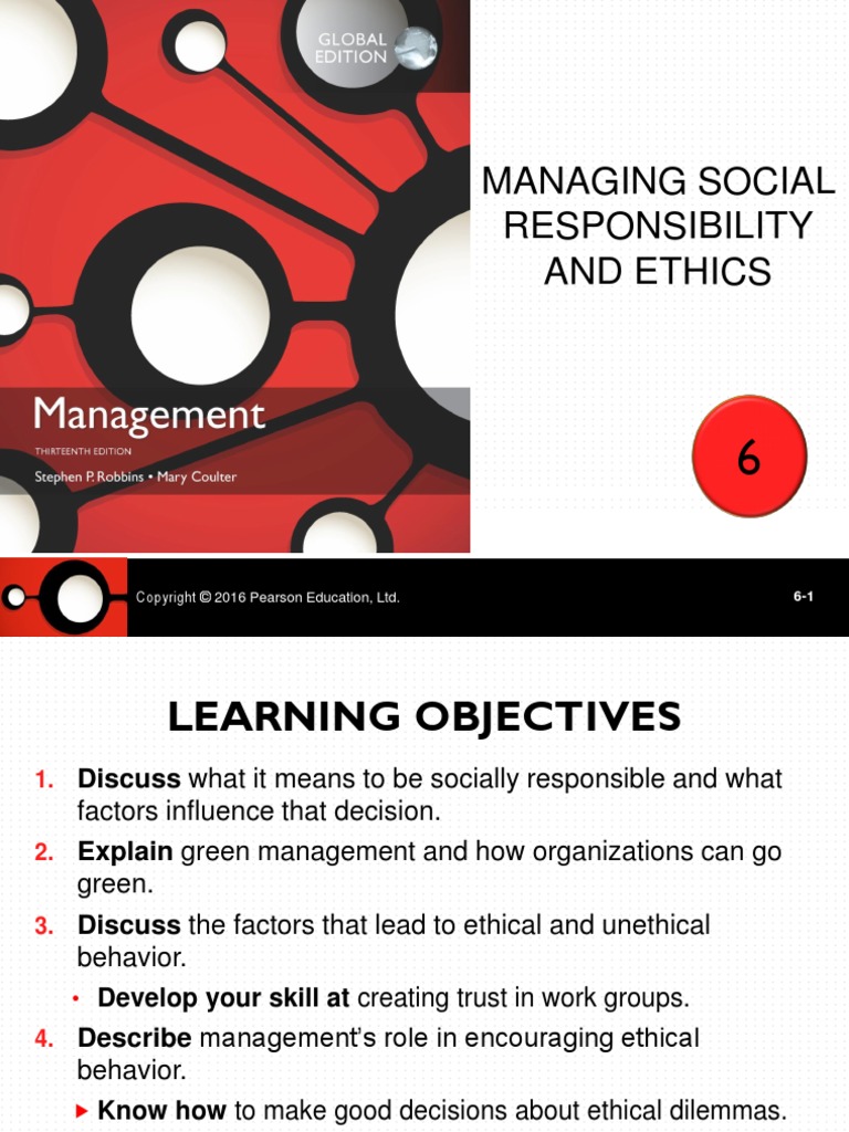Managing Social Responsibility and Ethics | PDF | Value (Ethics) | Behavior