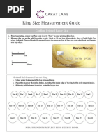 Cartier Ring Size Chart US | PDF