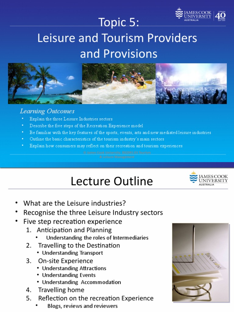 Topic 5: Leisure and Tourism Providers and Provisions: Learning ...