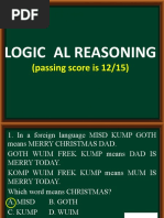 Abstract Logical Reasoning Reviewer | PDF | Logic | Reasoning