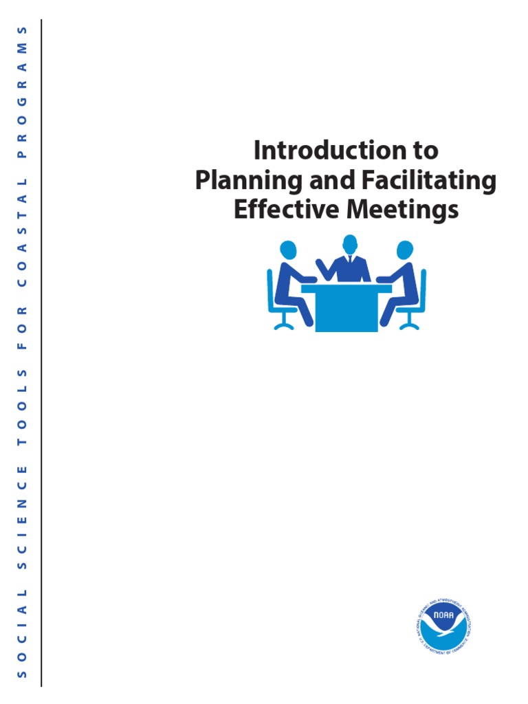Introduction To Planning and Facilitating Effective Meetings | PDF ...