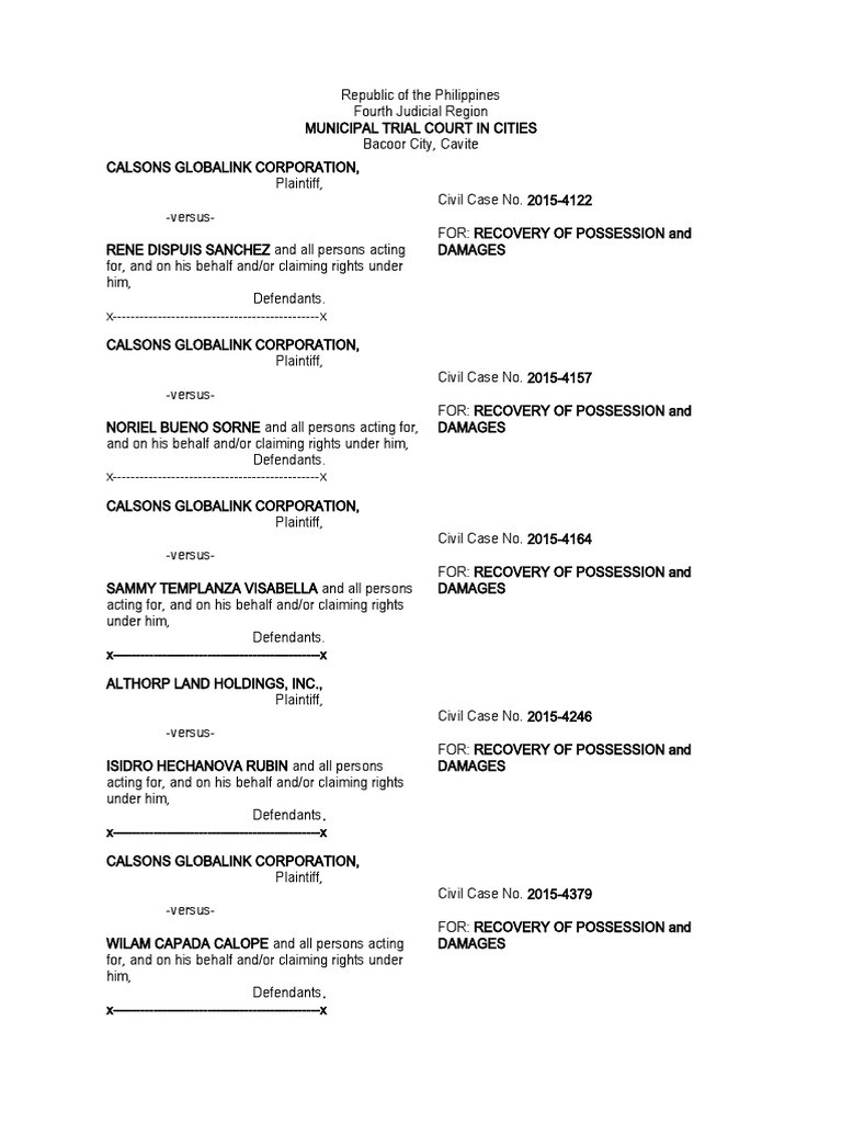 Notice of Demolition | PDF | Lawsuit | Damages